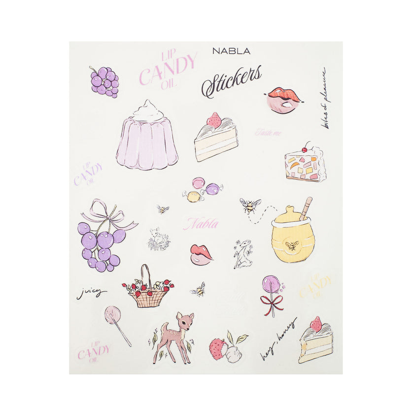 Candy Coated Sticker Sheet - NABLA – NABLA Cosmetics