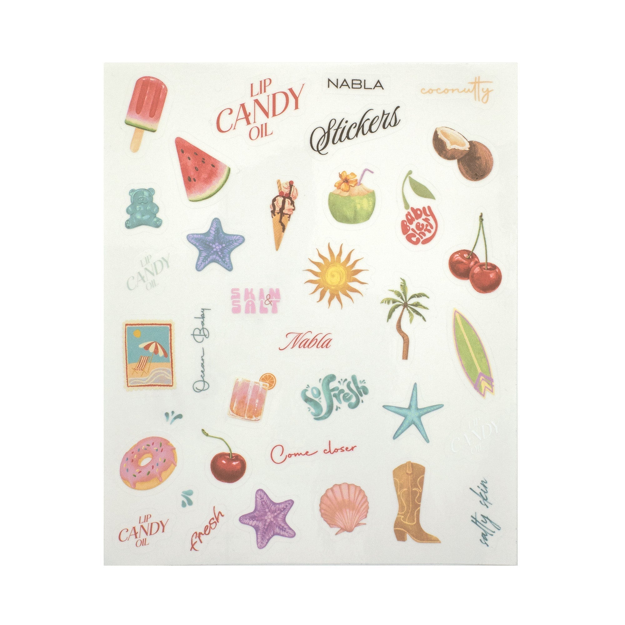 Salted Skin Sticker Sheet - NABLA – NABLA Cosmetics